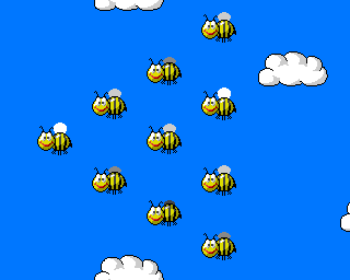 Happy bees animation @ PixelJoint.com