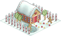 Gingerbread House @ PixelJoint.com